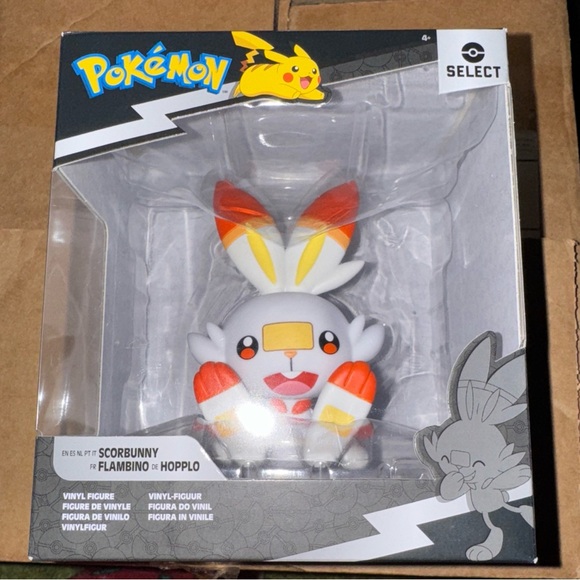 Toys | Pokmon Scorbunny Vinyl Figure | Poshmark